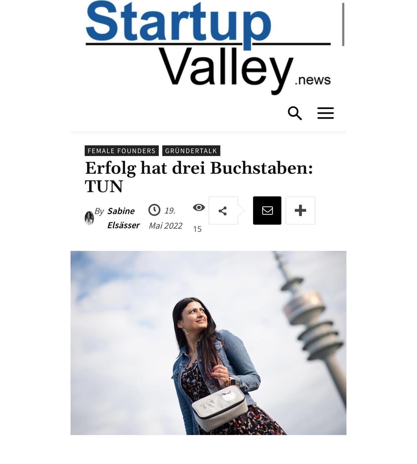 Startup Valley Gründertalk – Elternfee